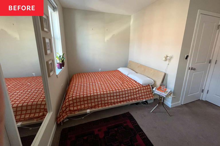 See How a Stager Transformed a Blank-Slate Bedroom into a Dreamy Blue ...