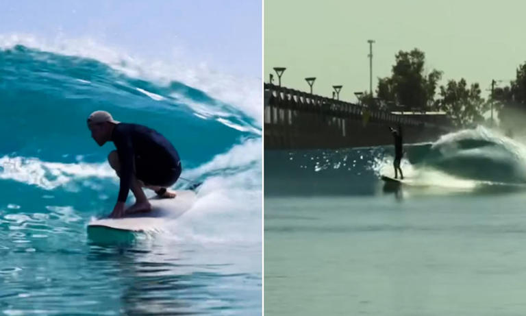 Meghan shares new video of Harry surfing - with track celebrating him ...