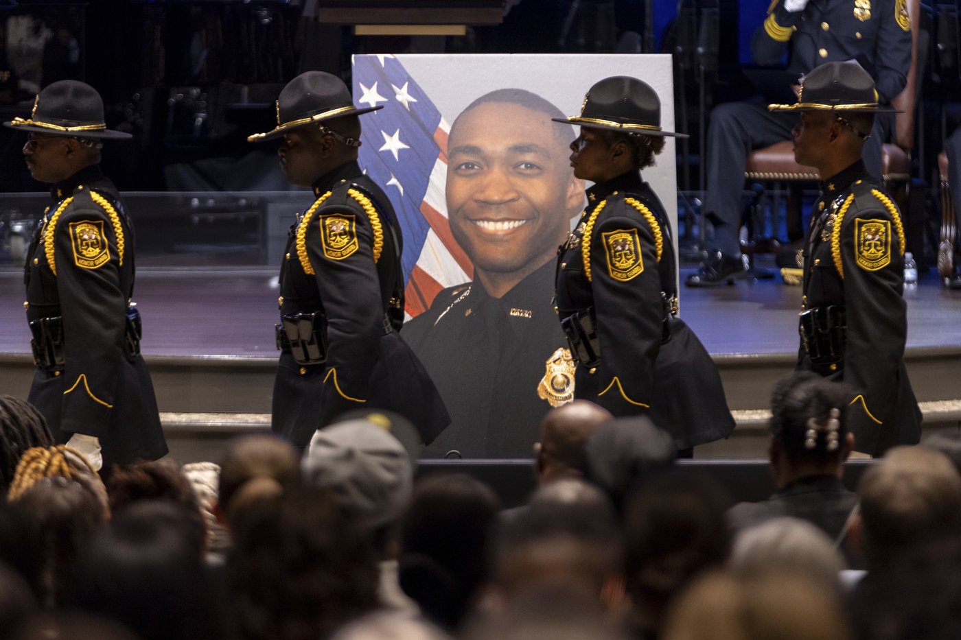 Law enforcement officers remember police officer killed in CDC shooting ...