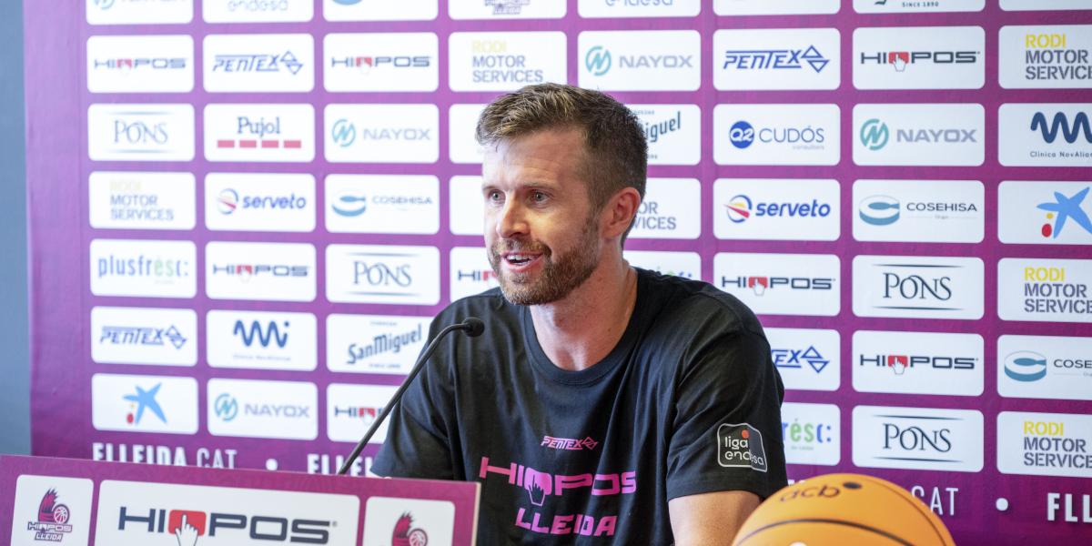 John Shurna, "emocionado" ante su nueva etapa en el Hiopos Lleida