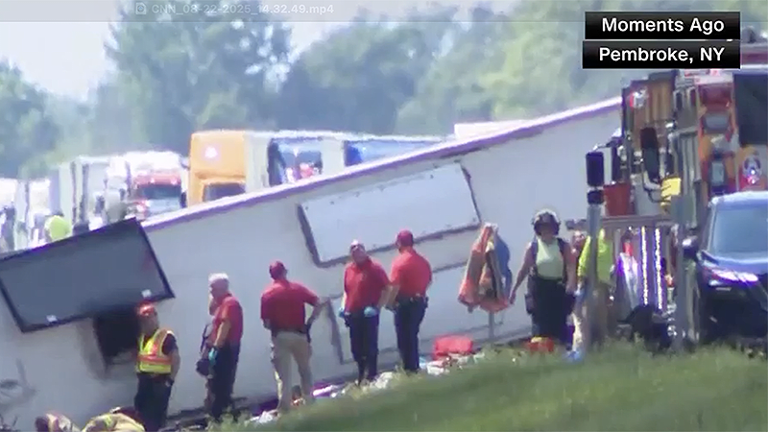 Genesee County Mass Casualty: Massive Traffic Snarl After Tour Bus ...