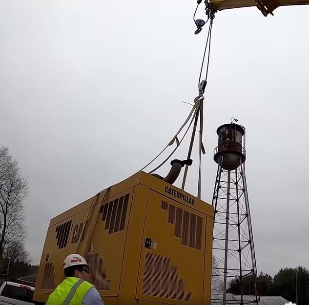 Joining forces for a power lift with the Army Engineers!
