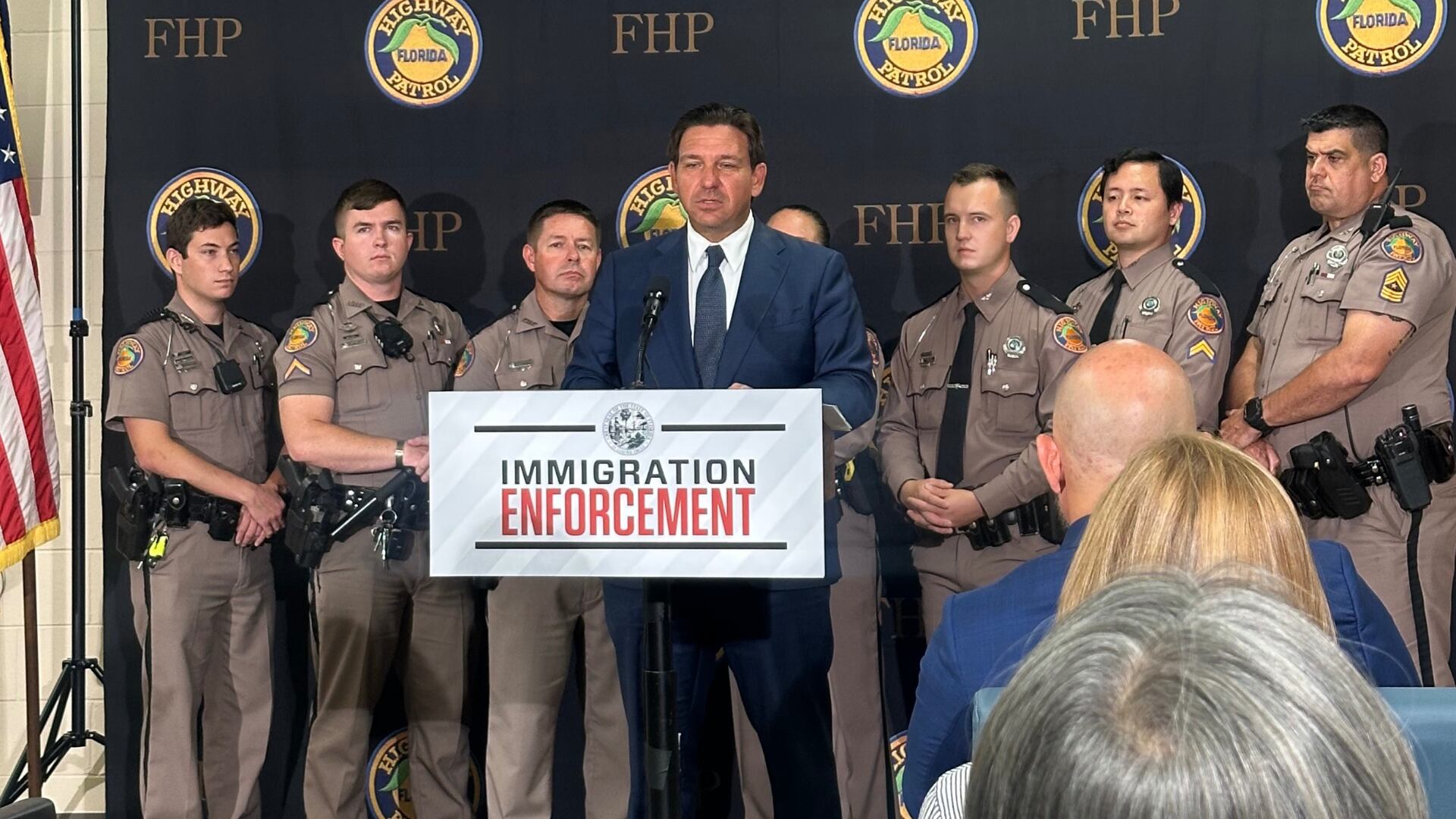 DeSantis holds immigration enforcement press conference in Panama City