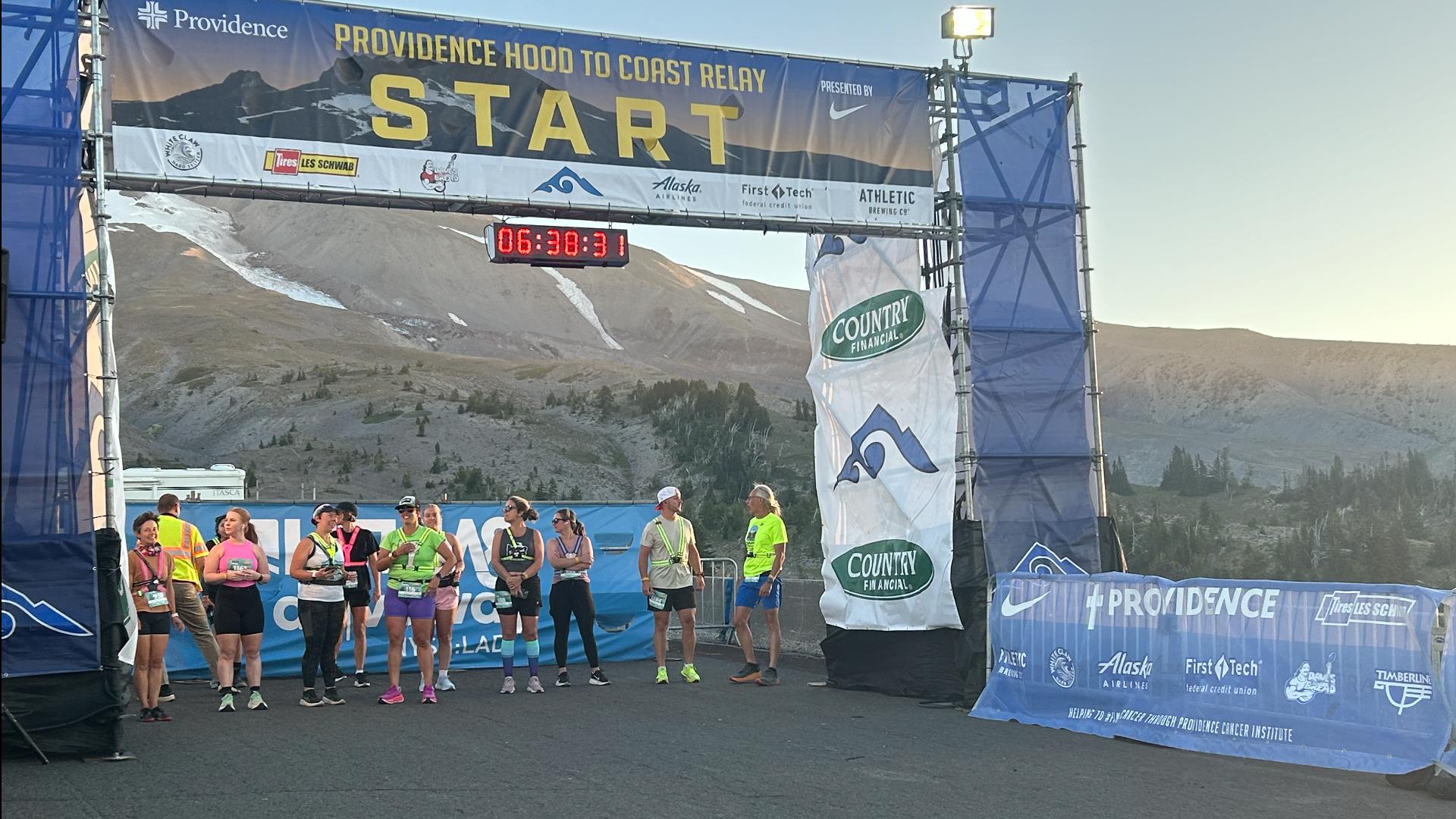 Runners take off for Hood to Coast relay