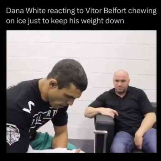 Dana White Laughing At How His Fighters Have To Weight Cut