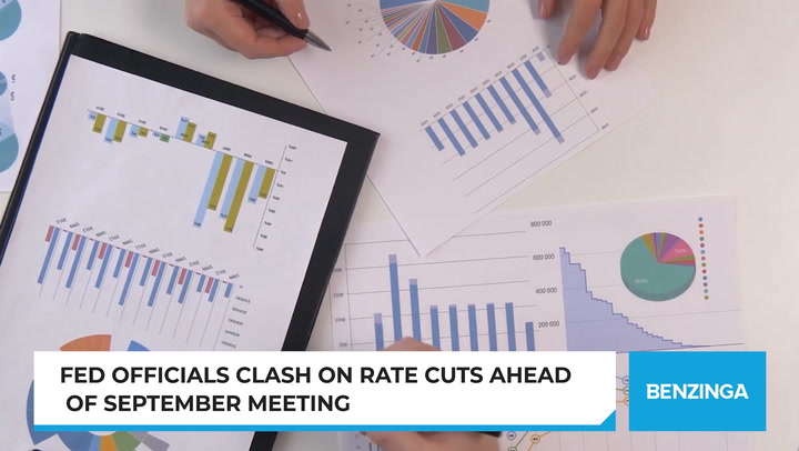 Fed Officials Clash On Rate Cuts Ahead Of September Meeting