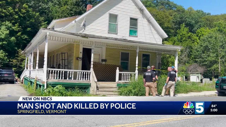 Vermont State Police release cause of death in Springfield police shooting