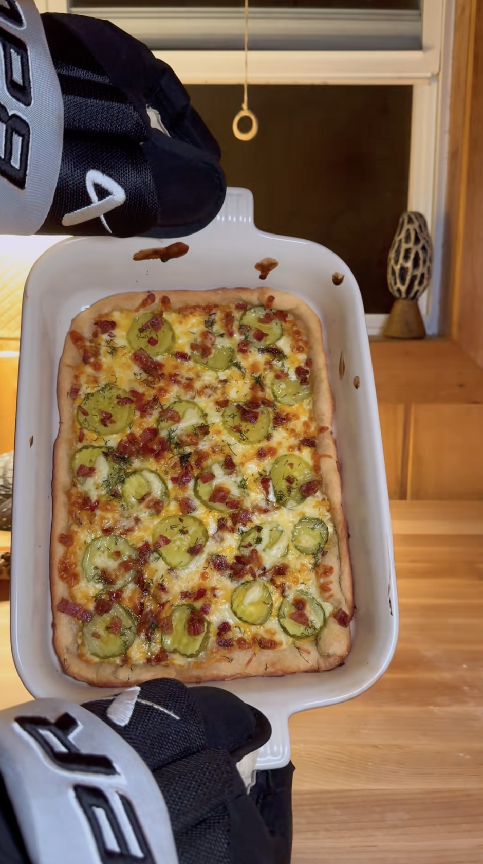 Making a Delicious Pickle Pizza ASMR