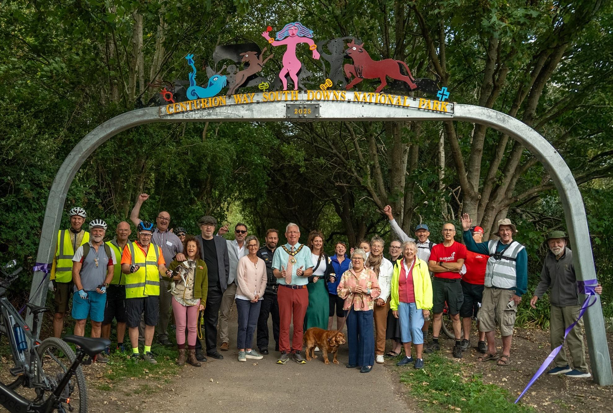 New section of Centurion Way is unveiled - including a former railway ...