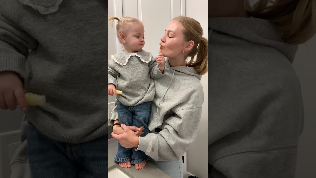 Matching Lip Stick with my Daughter!