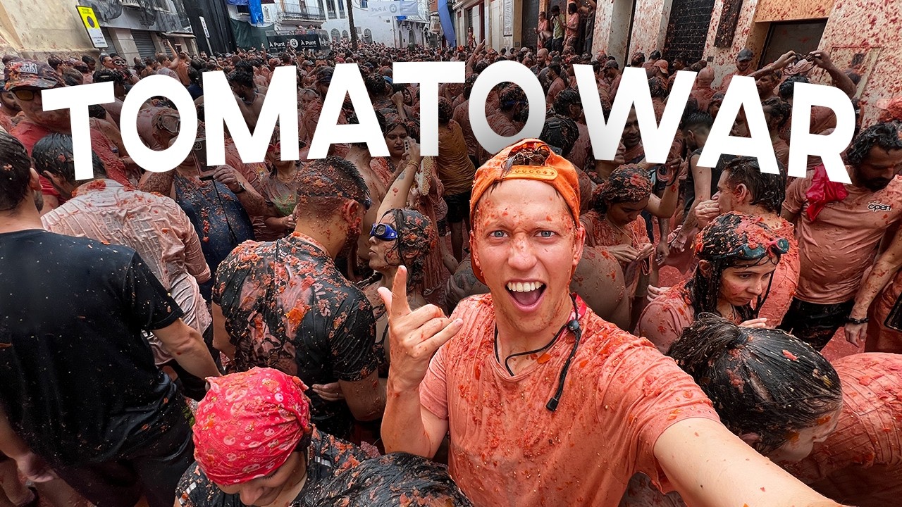 I Took on La Tomatina – The World’s Largest Food Fight!