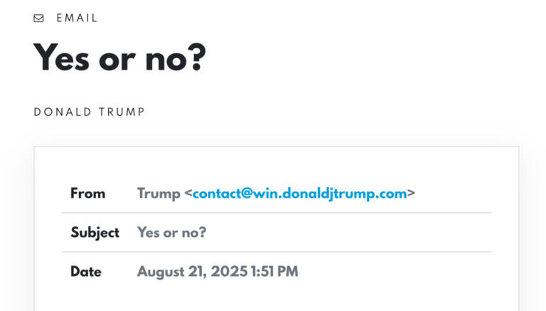 Trump Fundraising Email Threatens to Deploy Troops In More Cities