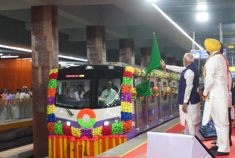 West Bengal gets big infra boost as PM Modi inaugurates 3 new Kolkata ...
