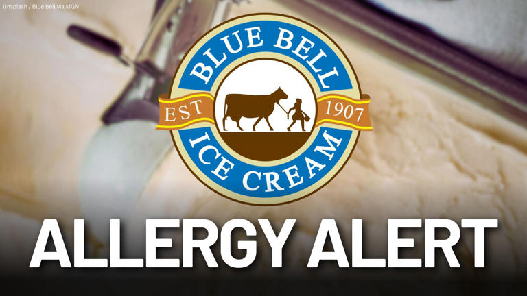 Blue Bell issues allergy alert for certain ice creams