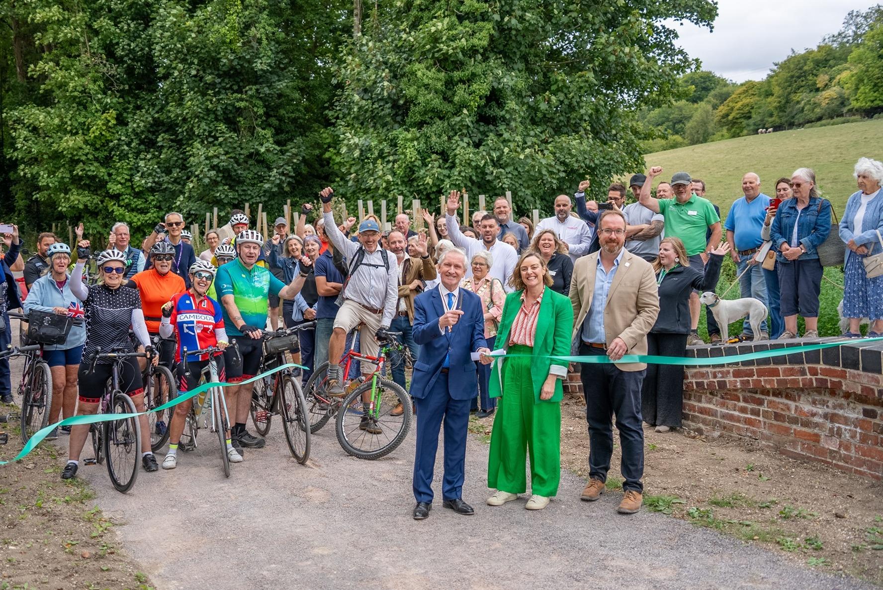 New section of Centurion Way is unveiled - including a former railway ...