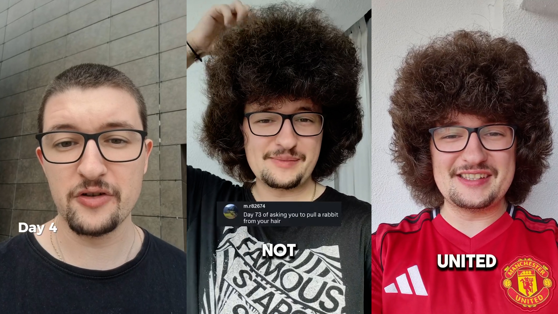 Ce supporter refuse de se couper les cheveux depuis 321 jours à cause ...