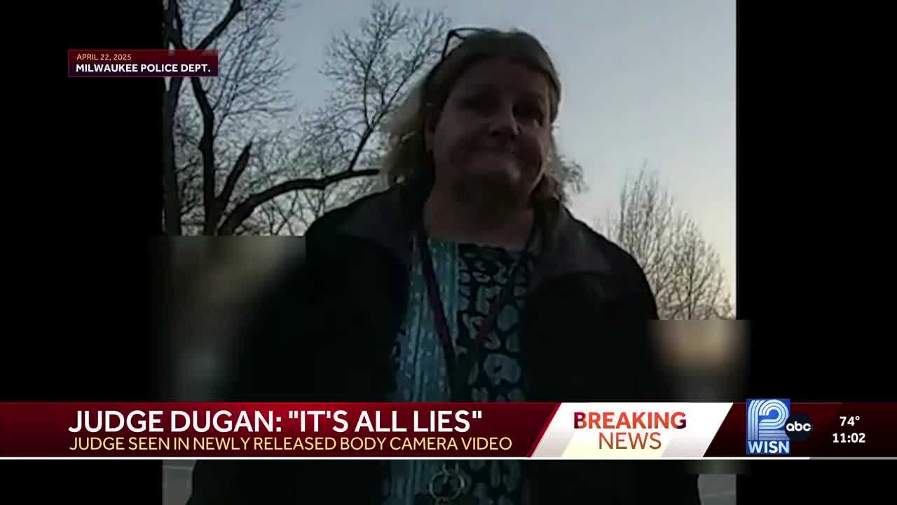 Bodycam video shows Judge Dugan deny allegations against her