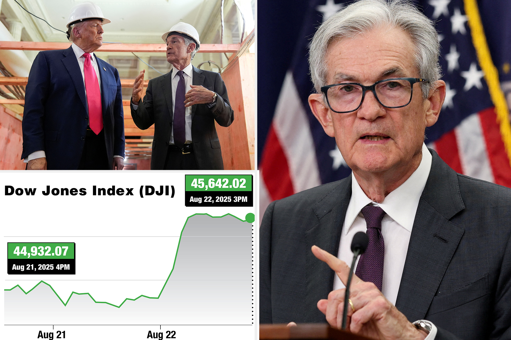 Powell hints at September rate cut despite tariff risks, sending Dow up ...