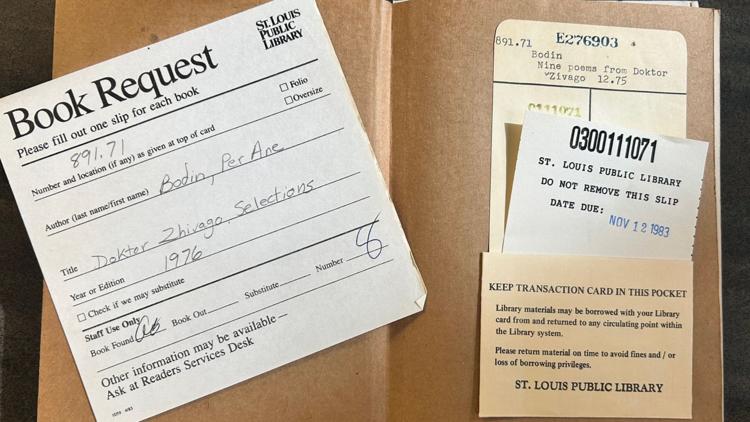 St. Louis Public Library receives book overdue by nearly 42 years in ...