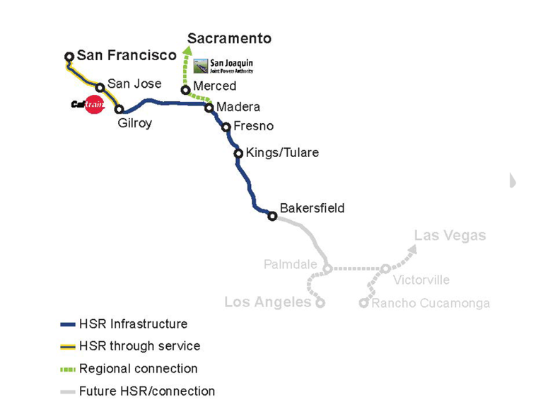 CA High-Speed Rail passenger service could start in Central Valley ...
