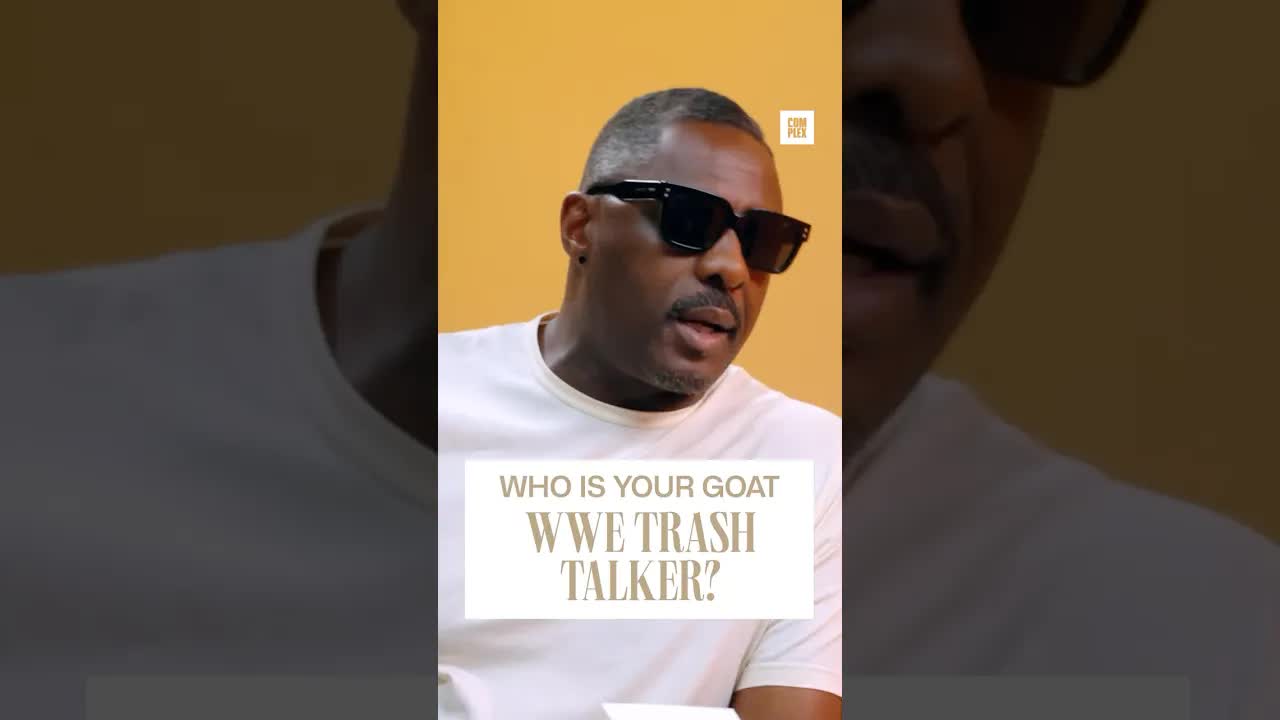 idris elba and john cena debate wwe goat trash talkers