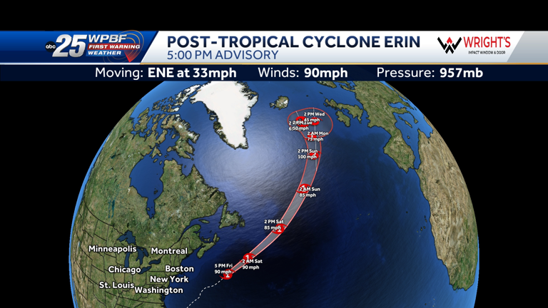 Tracking Hurricane Erin: Computer models and maps