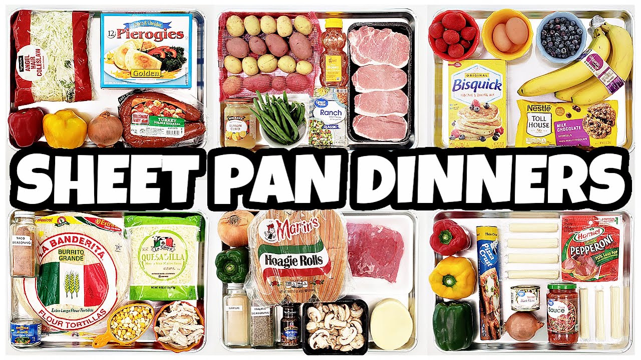 6 Quick & Easy SHEET PAN DINNERS Are they FABULOUS or a FAIL?