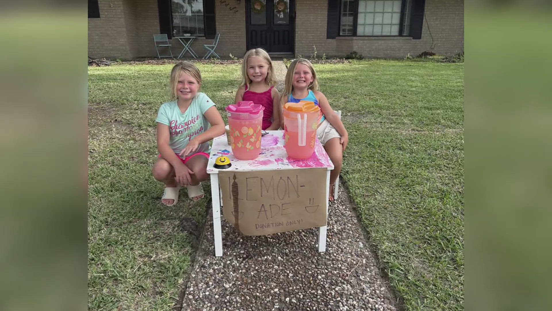 7-year-old Groves girl donates lemonade stand earnings to animal shelter