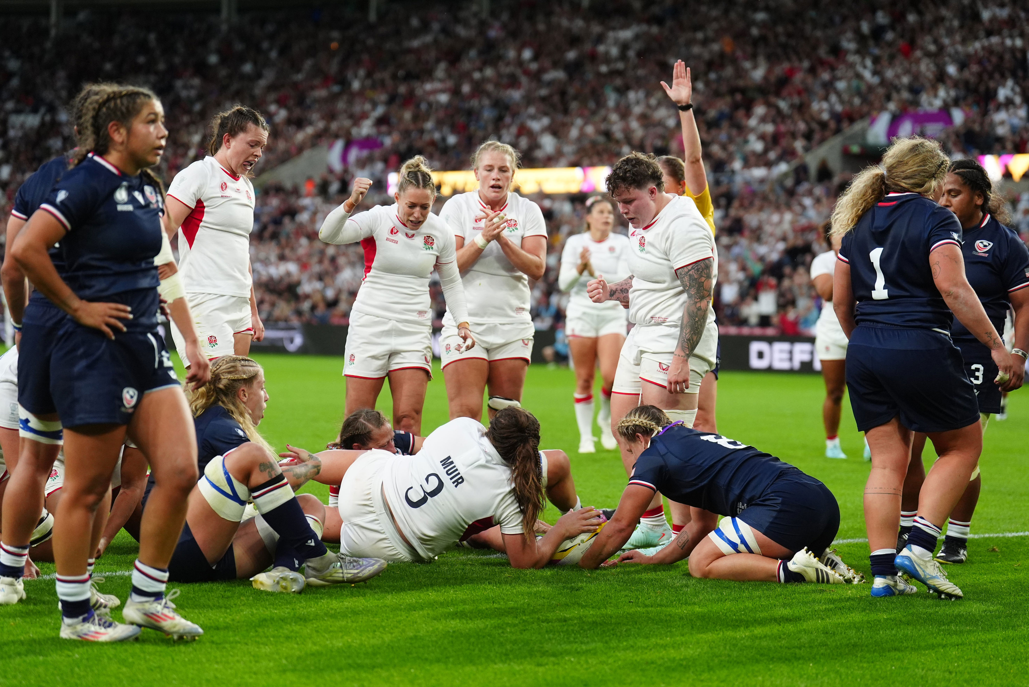 England make statement with dominant opening World Cup win over United ...