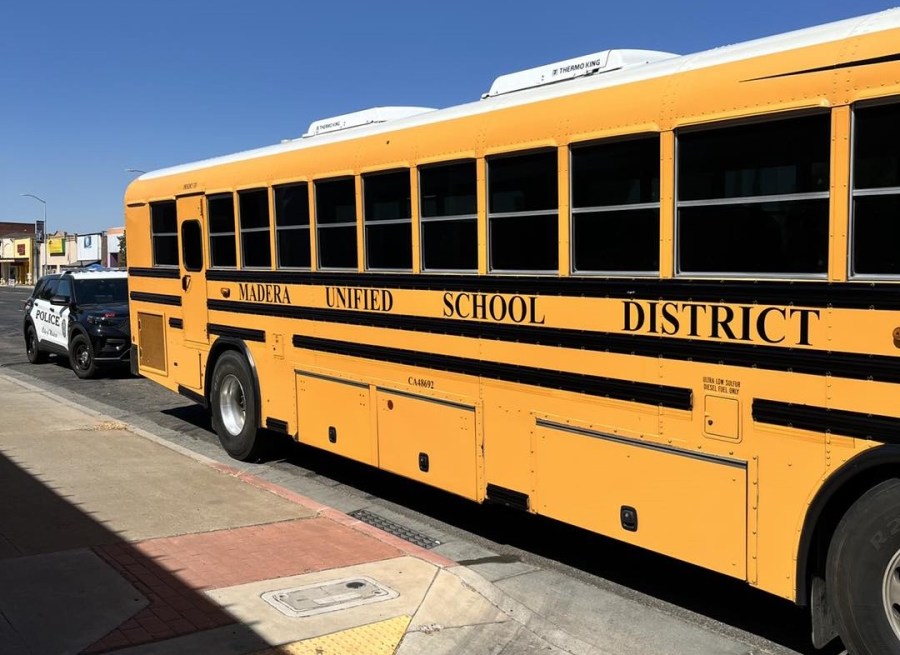 Madera Unified bus driver injured after crash