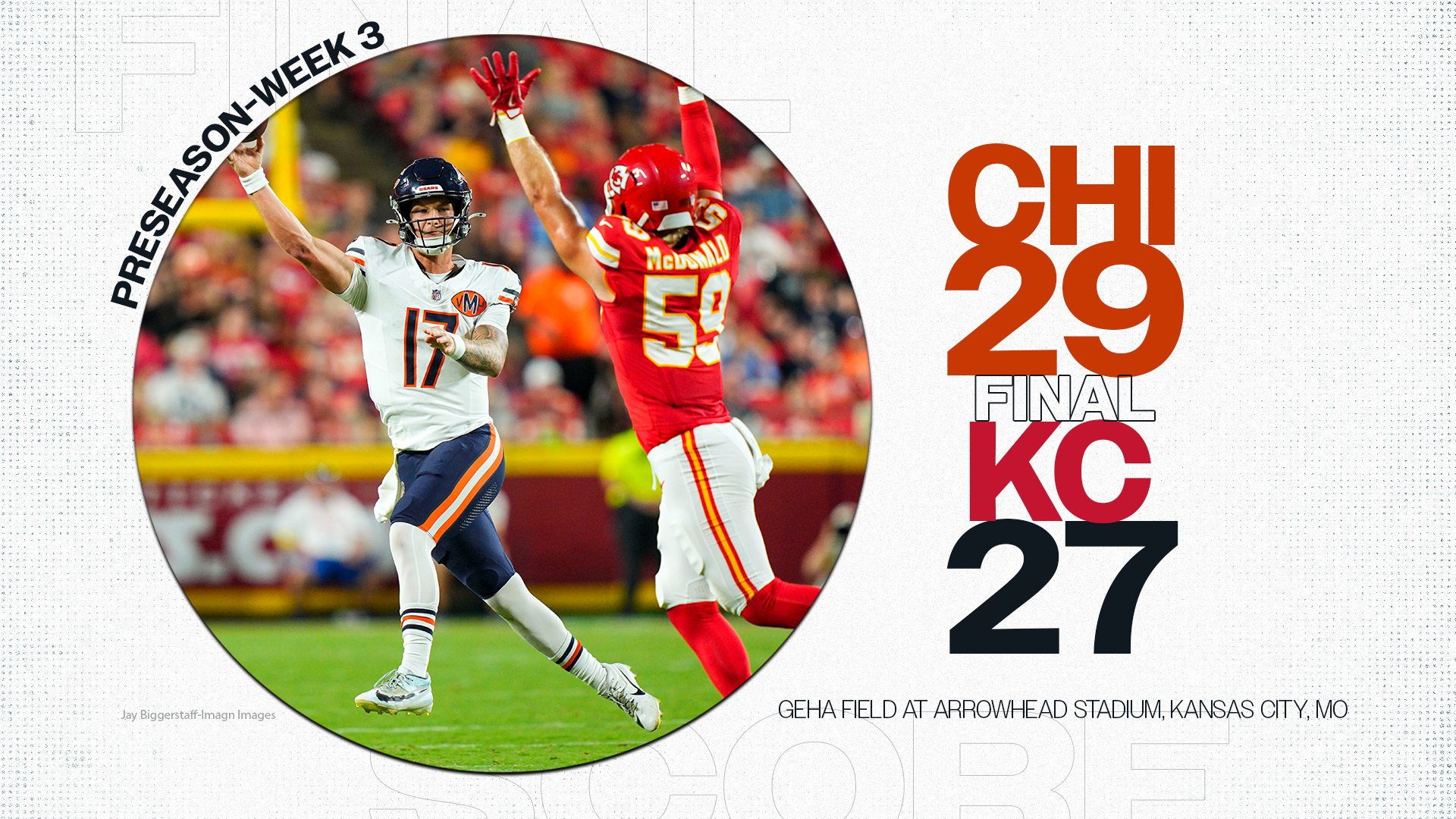 Final score: Chiefs lose to Bears 29-27 in preseason finale at ...