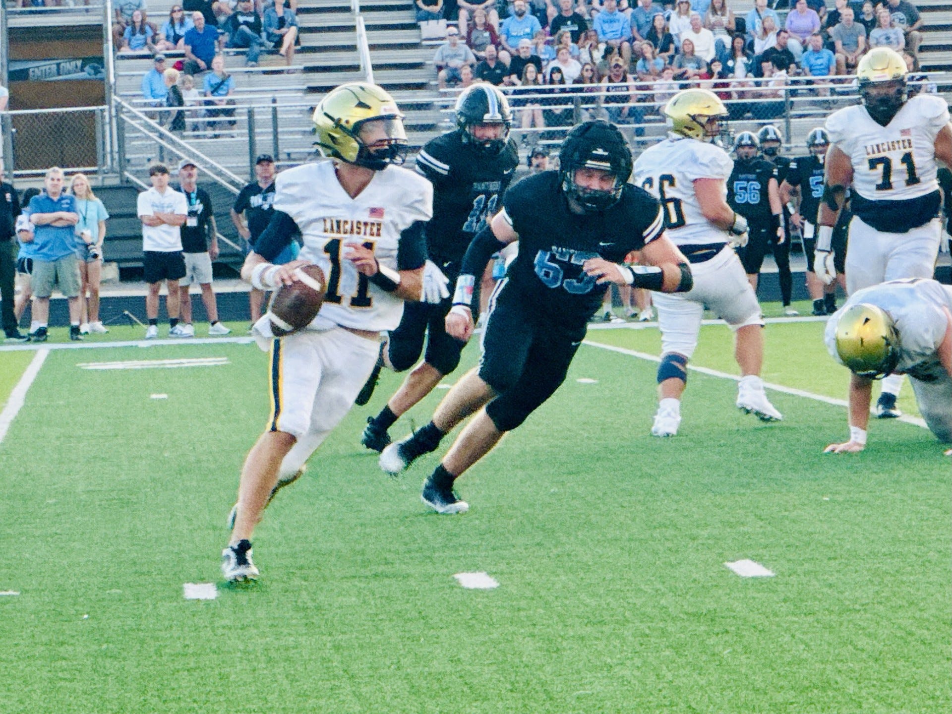 Resilient Lancaster football pulls out a heart-stopping victory over ...