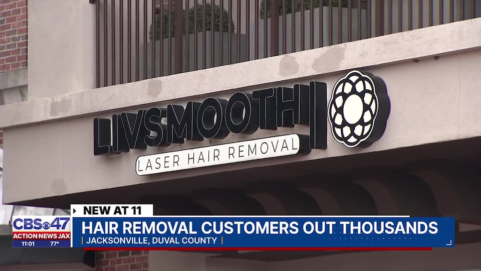 Customers left in limbo as laser hair removal company suddenly closes