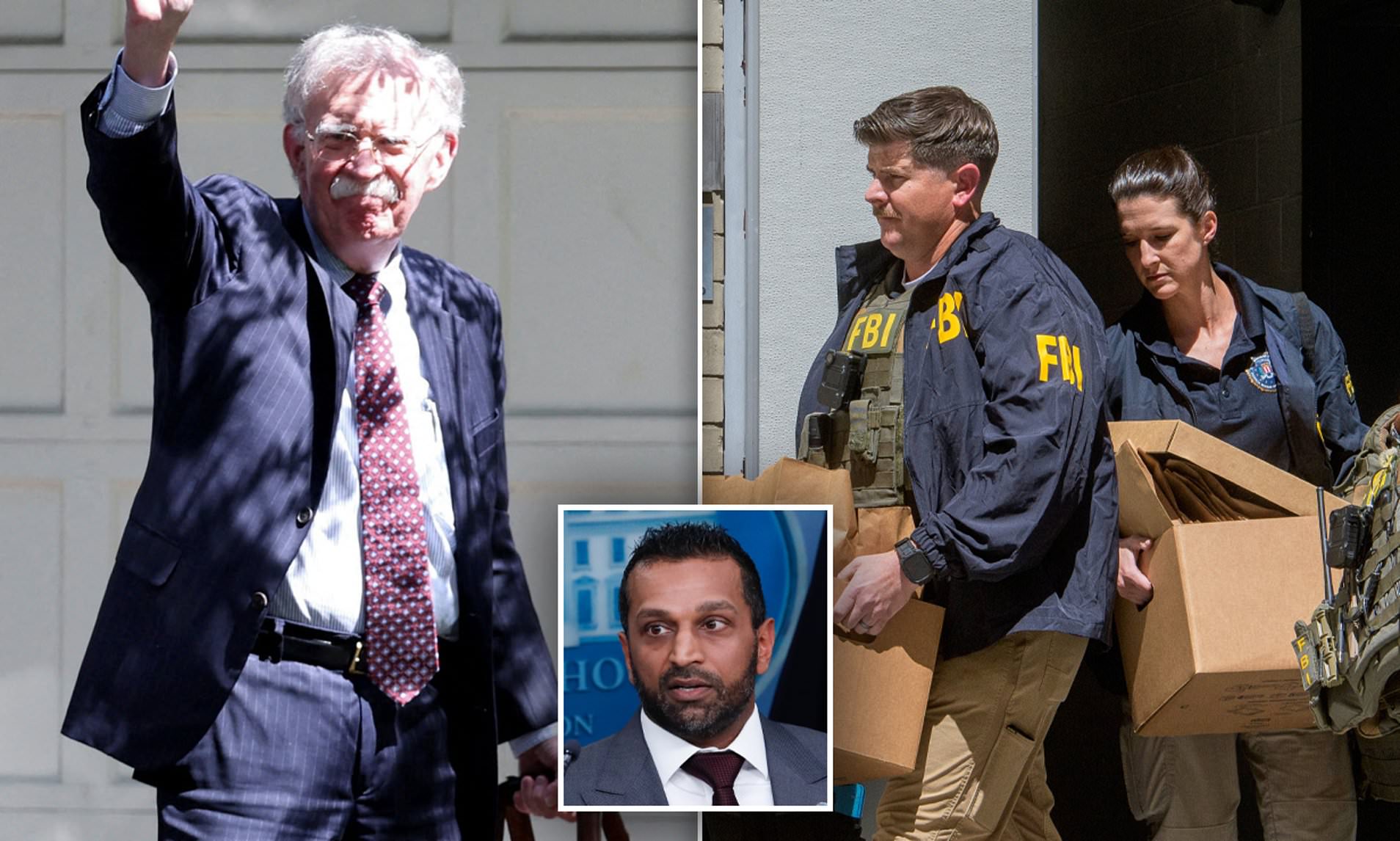FBI raid on John Bolton's home 'linked to him sending highly sensitive ...