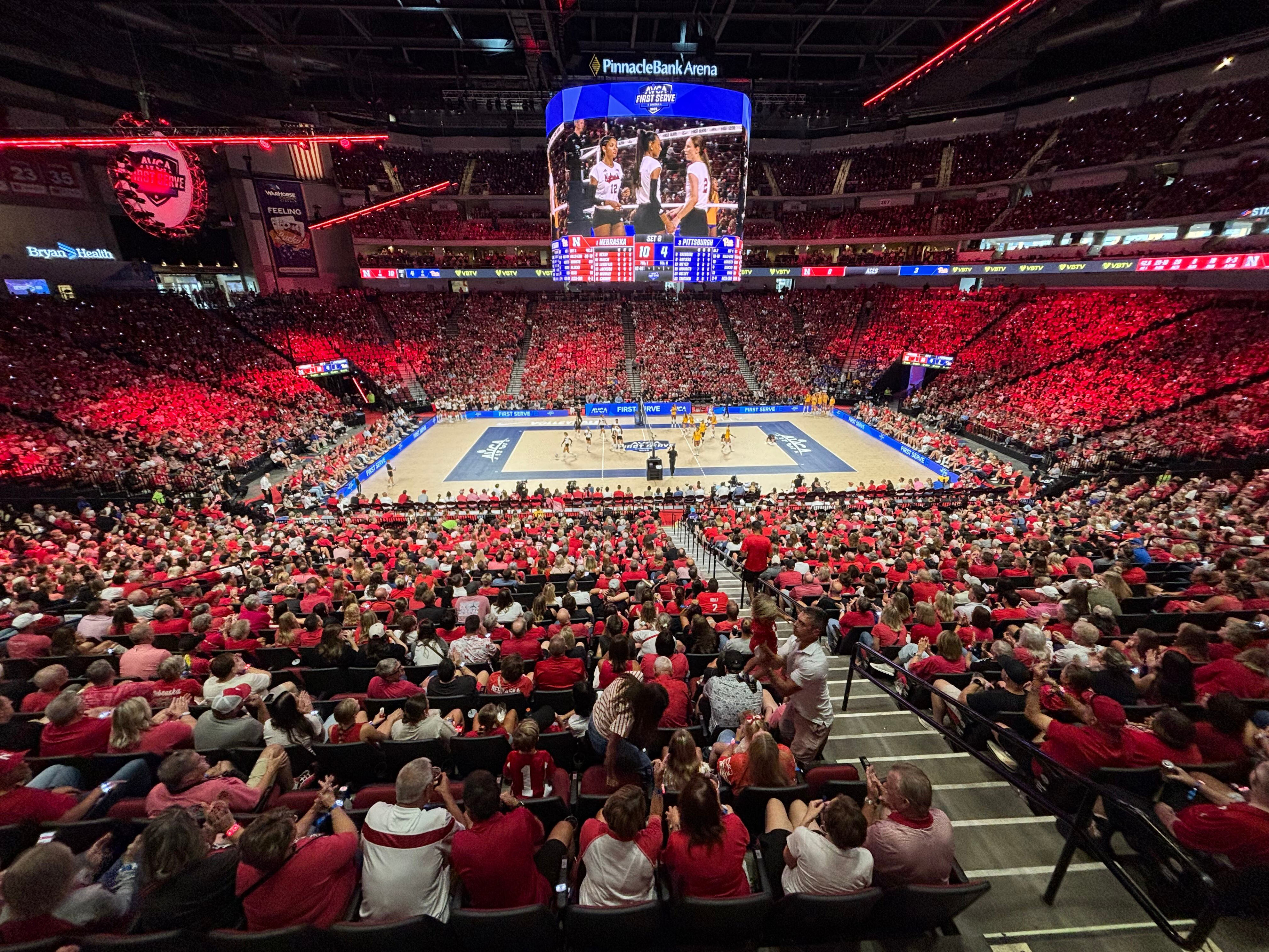 Nebraska defeats Pittsburgh in four sets in DBK’s Husker head coaching ...