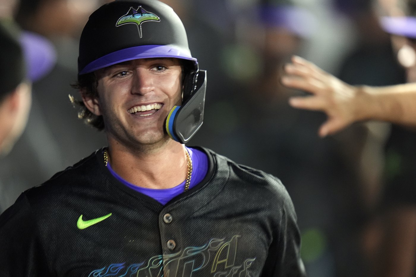 Carson Williams homers in his big league debut as Rays beat Cardinals 10-6