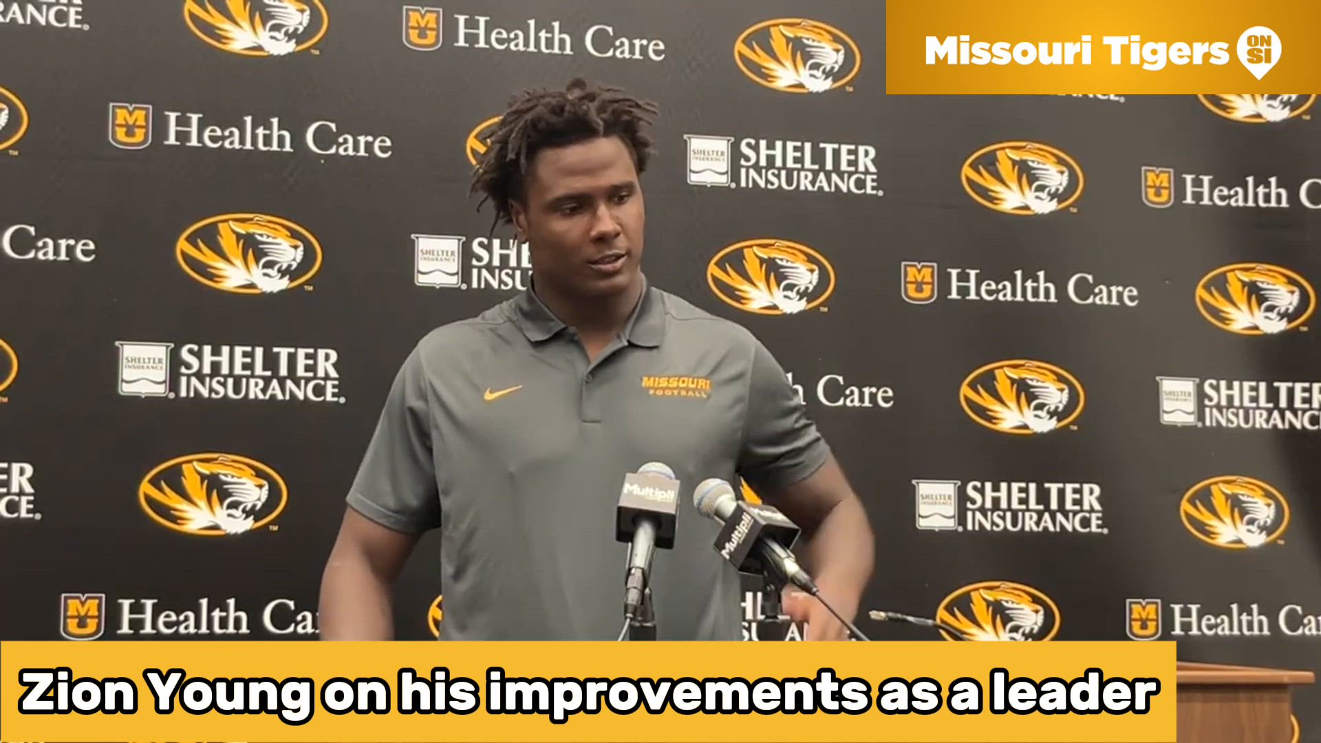 Mizzou EDGE Zion Young on his Improvements as a Leader