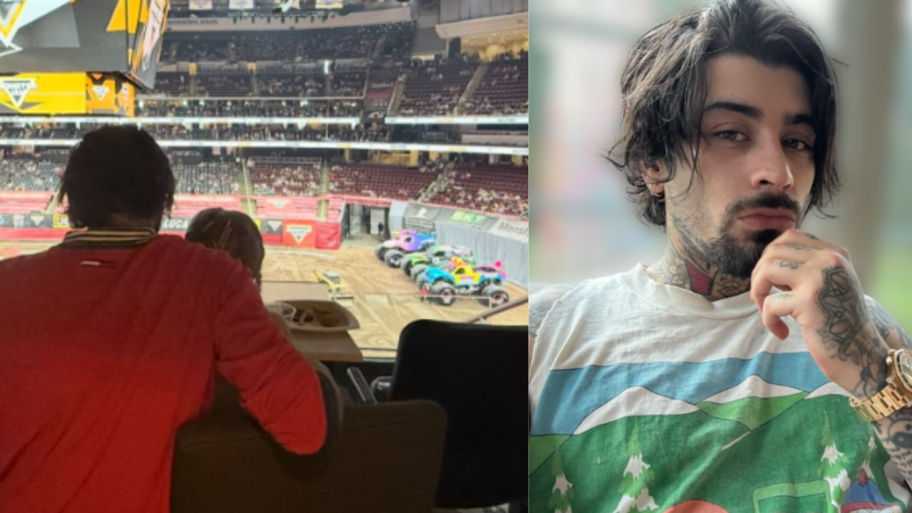 Zayn's Summer Escape with Daughter Khai Features Monster Truck Rally ...