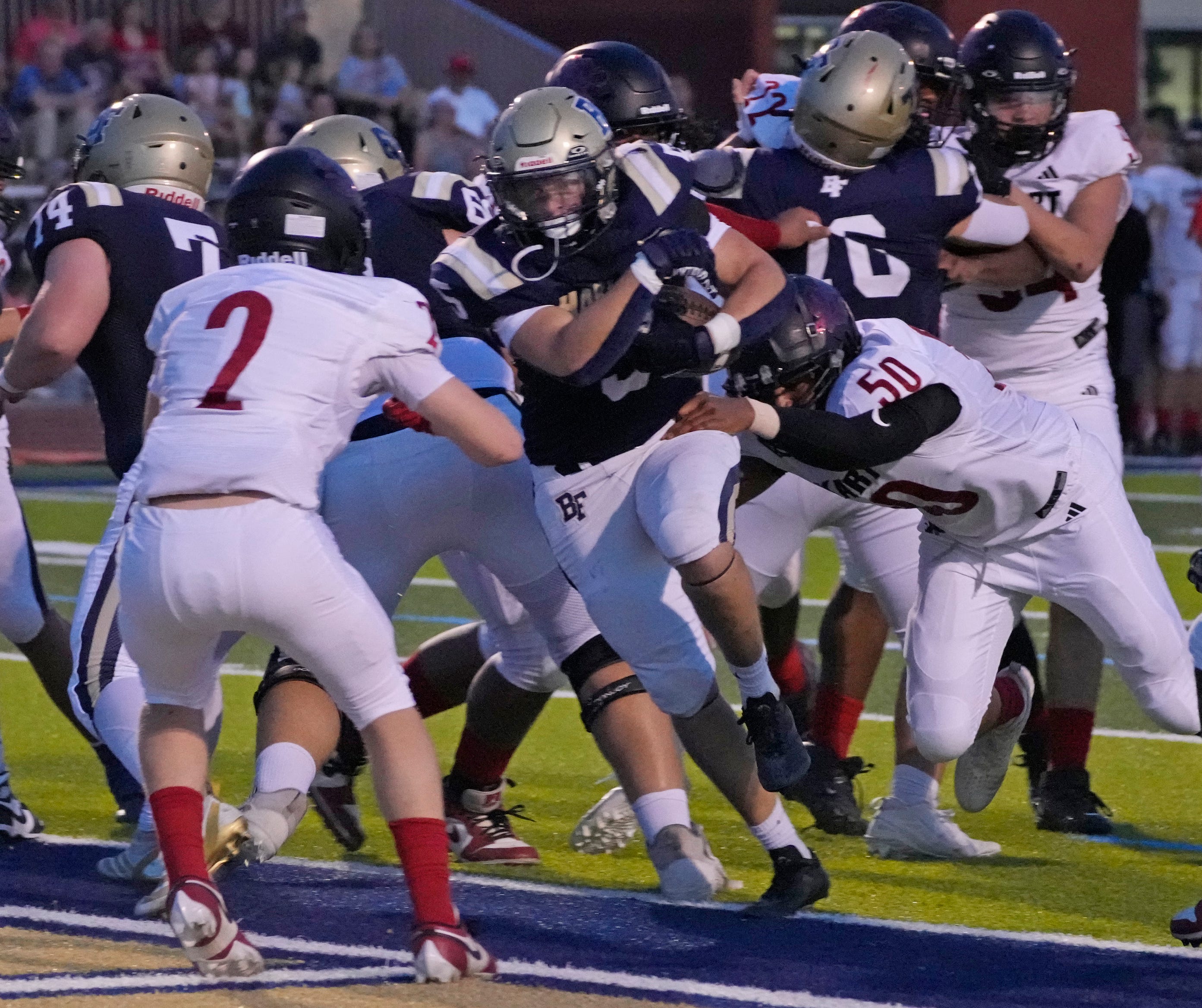 QB Gavin Wyler leads Benjamin Franklin to rout of Dysart in HS football ...