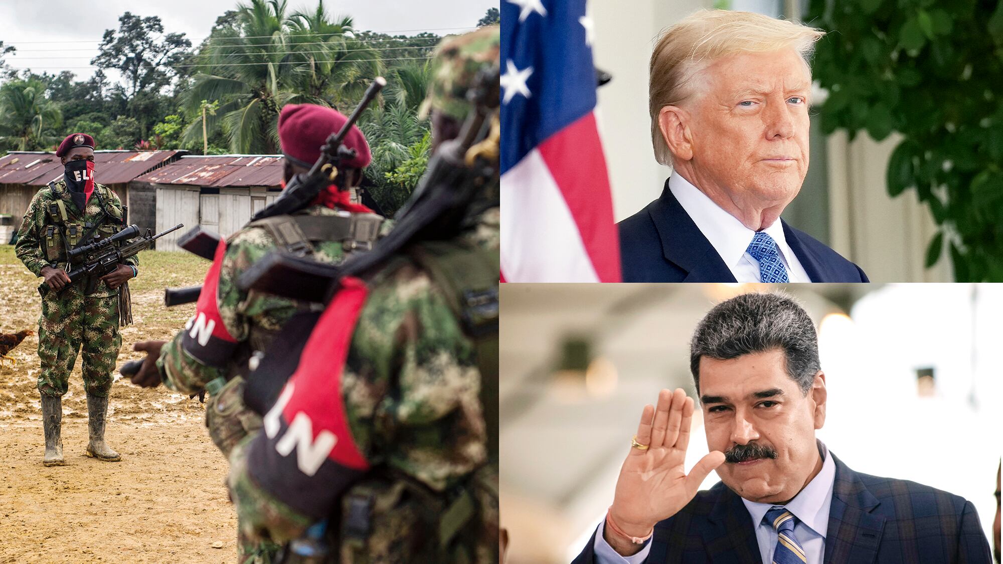 Donald Trump manda sus buques y el ELN cuida a Nicolás Maduro: SEMANA ...
