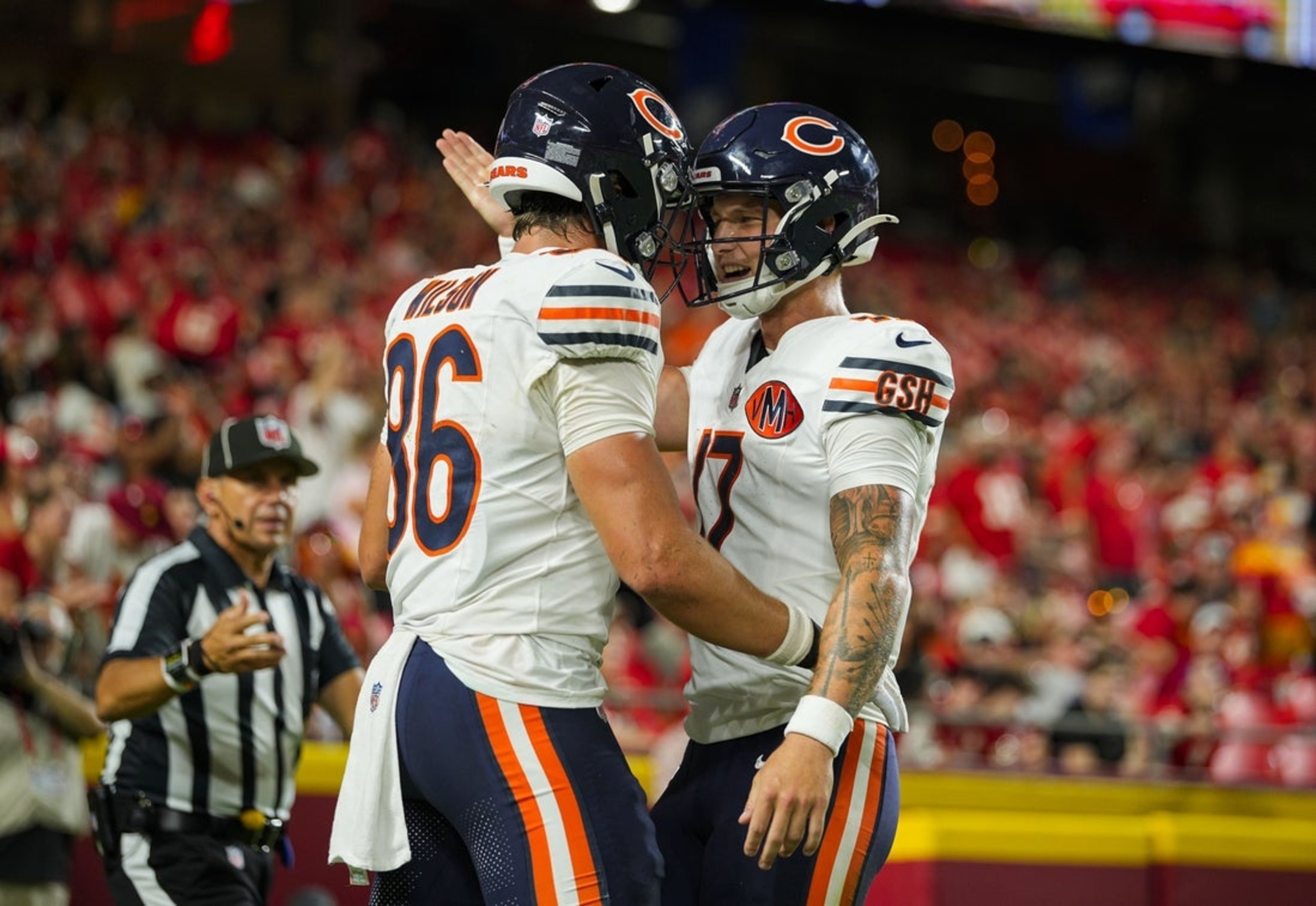 NFL roundup: Tyson Bagent plays hero as Bears top Chiefs