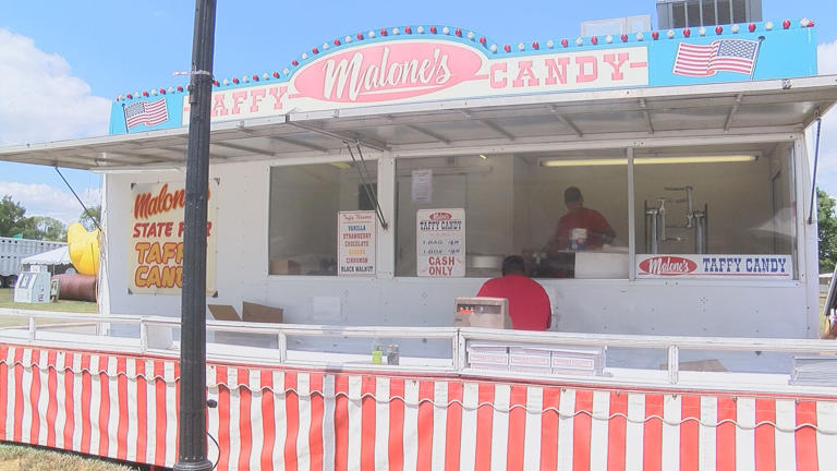 Malone’s State Fair Taffy Candy has served customers at the Du Quoin ...