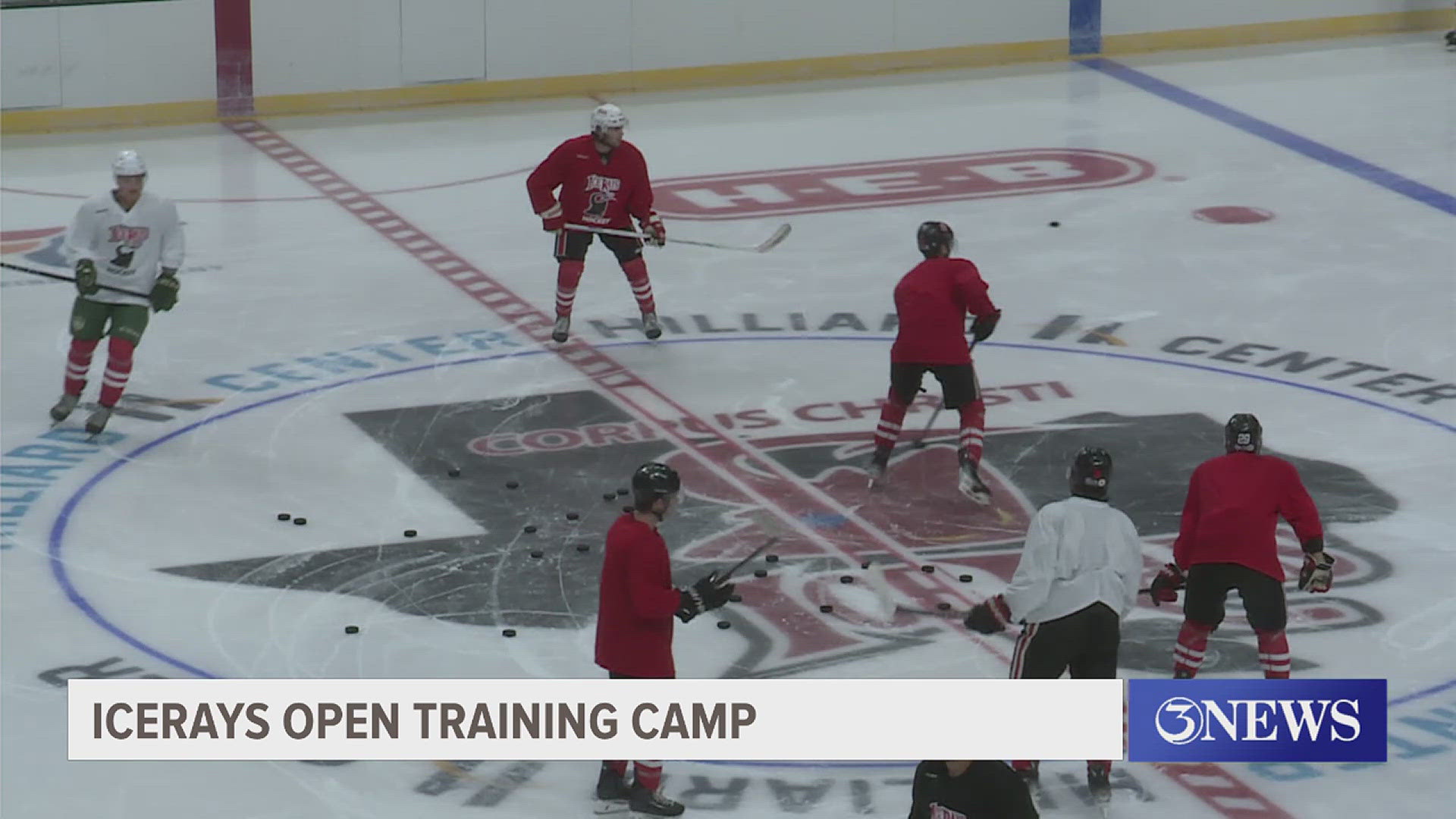 Icerays open training camp