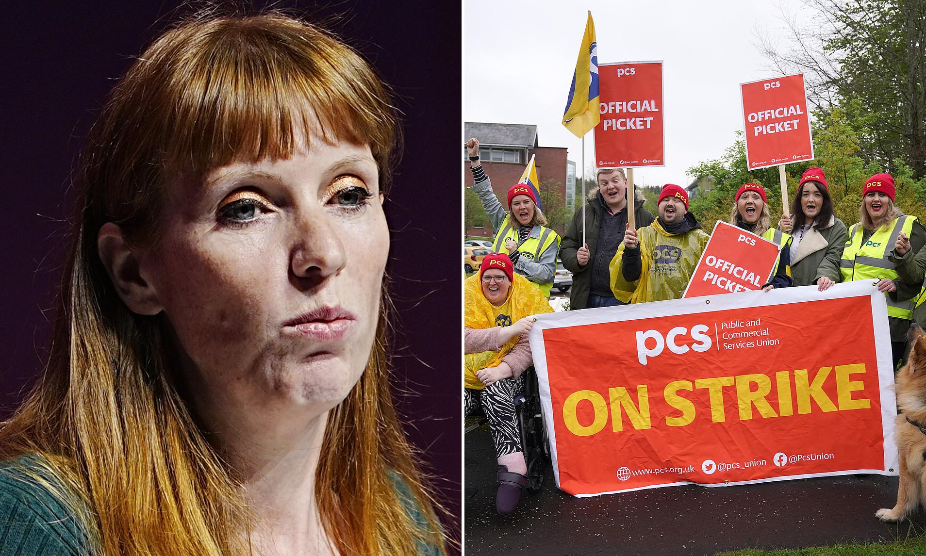 Angela Rayner facing a WFH strike by more than 1,000 of her civil servants