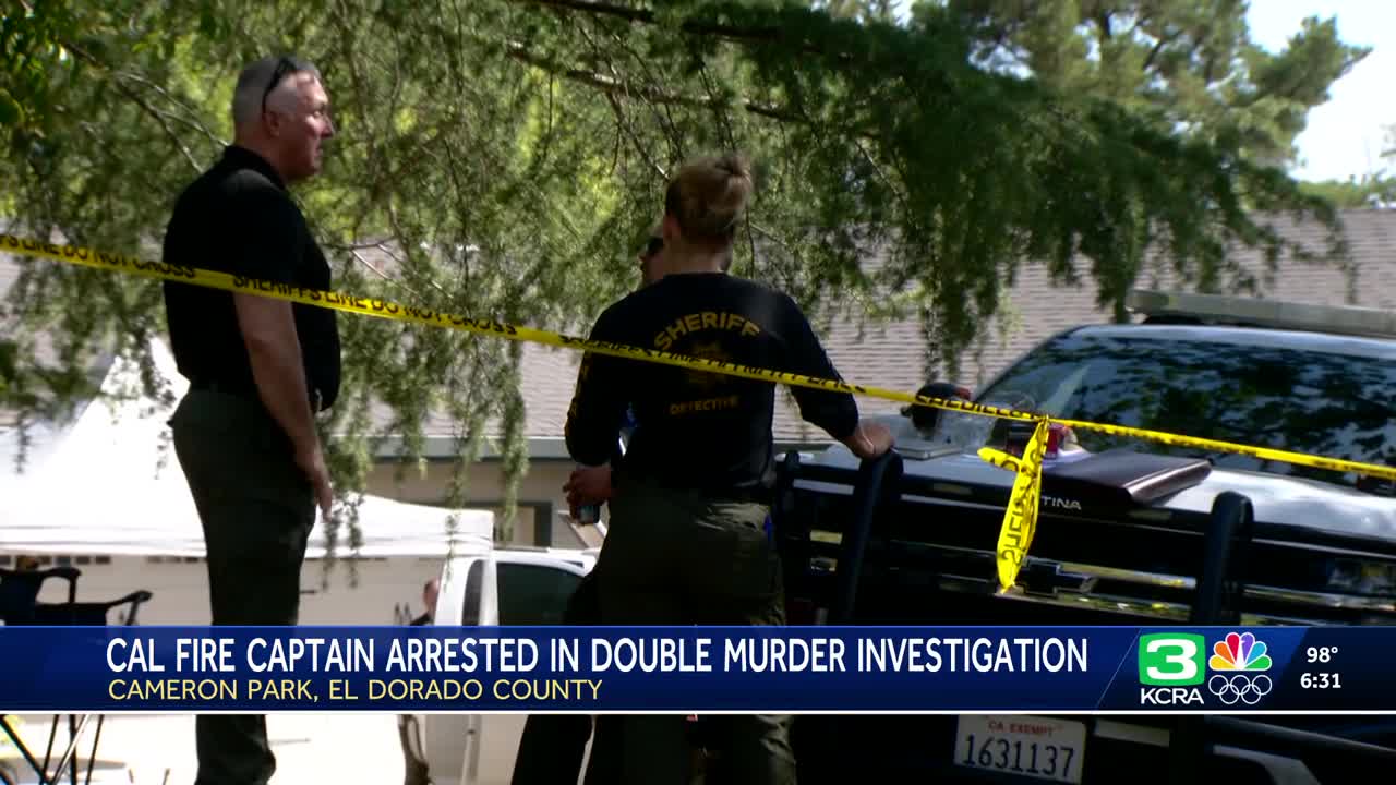 Cal Fire captain arrested after woman, child killed in shooting