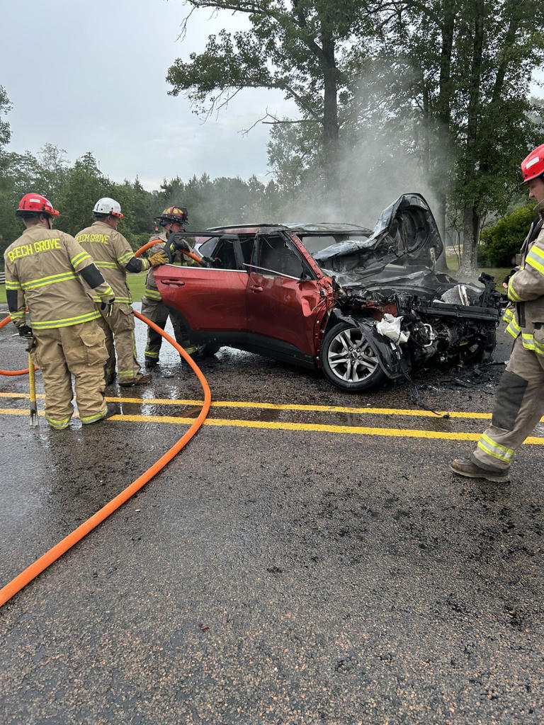Fiery crash sends 2 adults, 1 child to Jasper hospital with serious ...