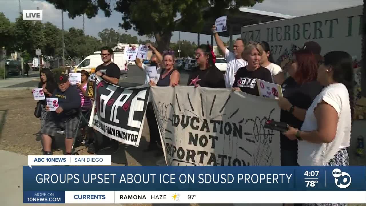 Citizen activists respond to suspected ICE agents at City Heights school