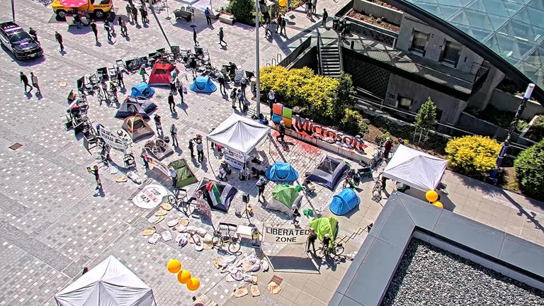 New video captures scene of WA Microsoft protest, 18 arrested