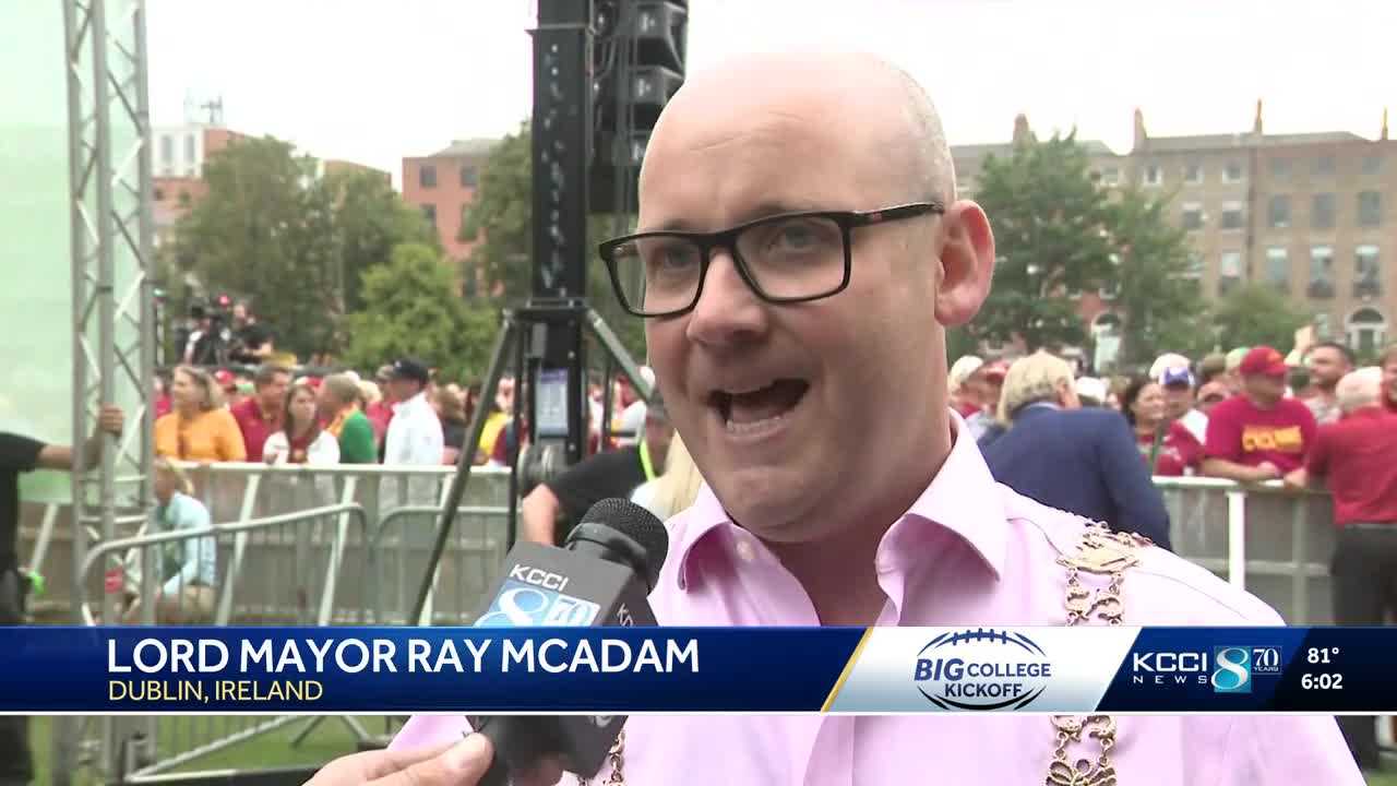 Dublin's lord mayor rallies for Iowa State Cyclones