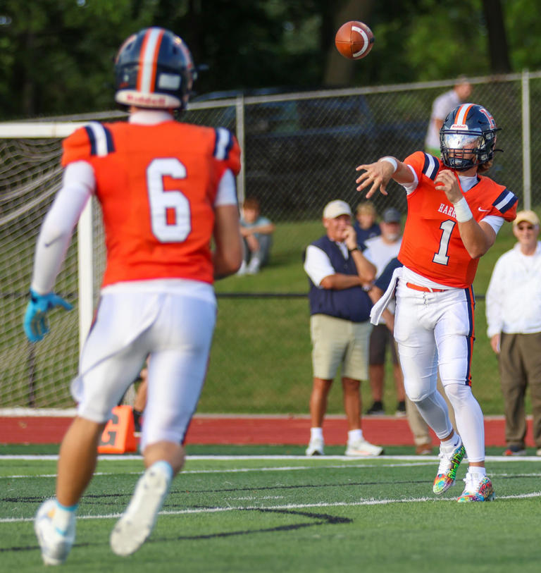 Harrison holds its water against West Lafayette in high school football ...